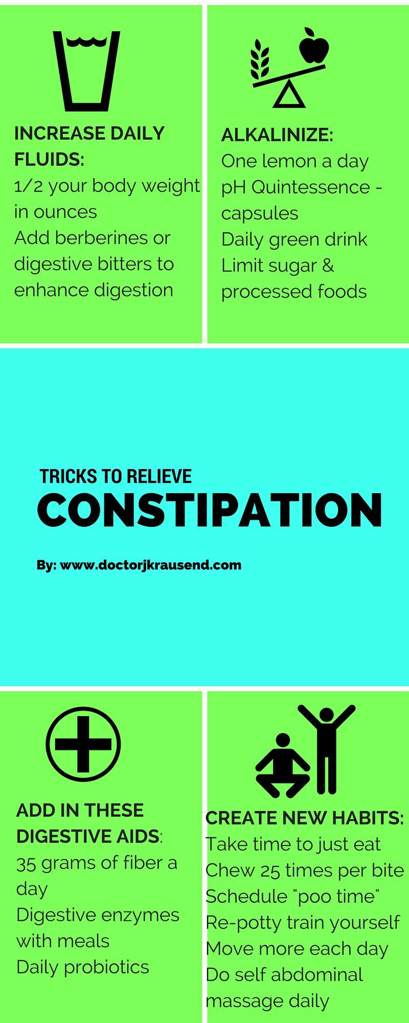 Tricks To Relieve Constipation - Dr. Jannine Krause